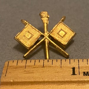 US WW1 Army Signal Corps Officers Pin. - Etsy