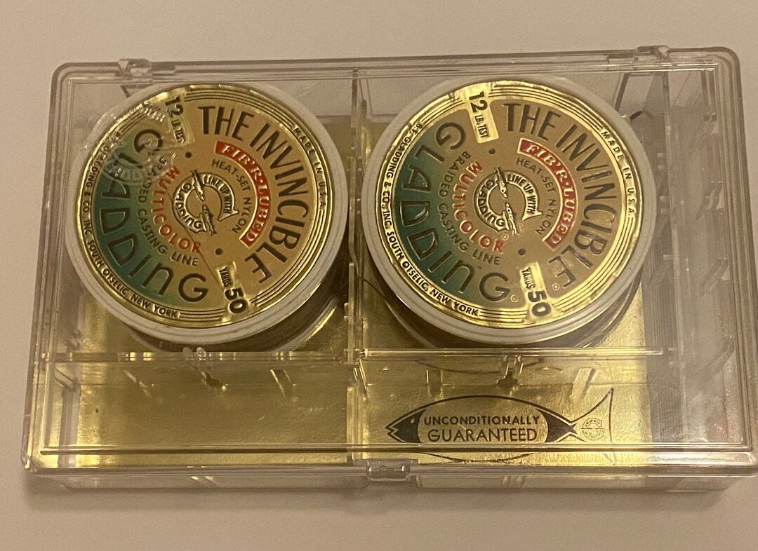 The Invincible Gladding Braided Fishing Line - Etsy