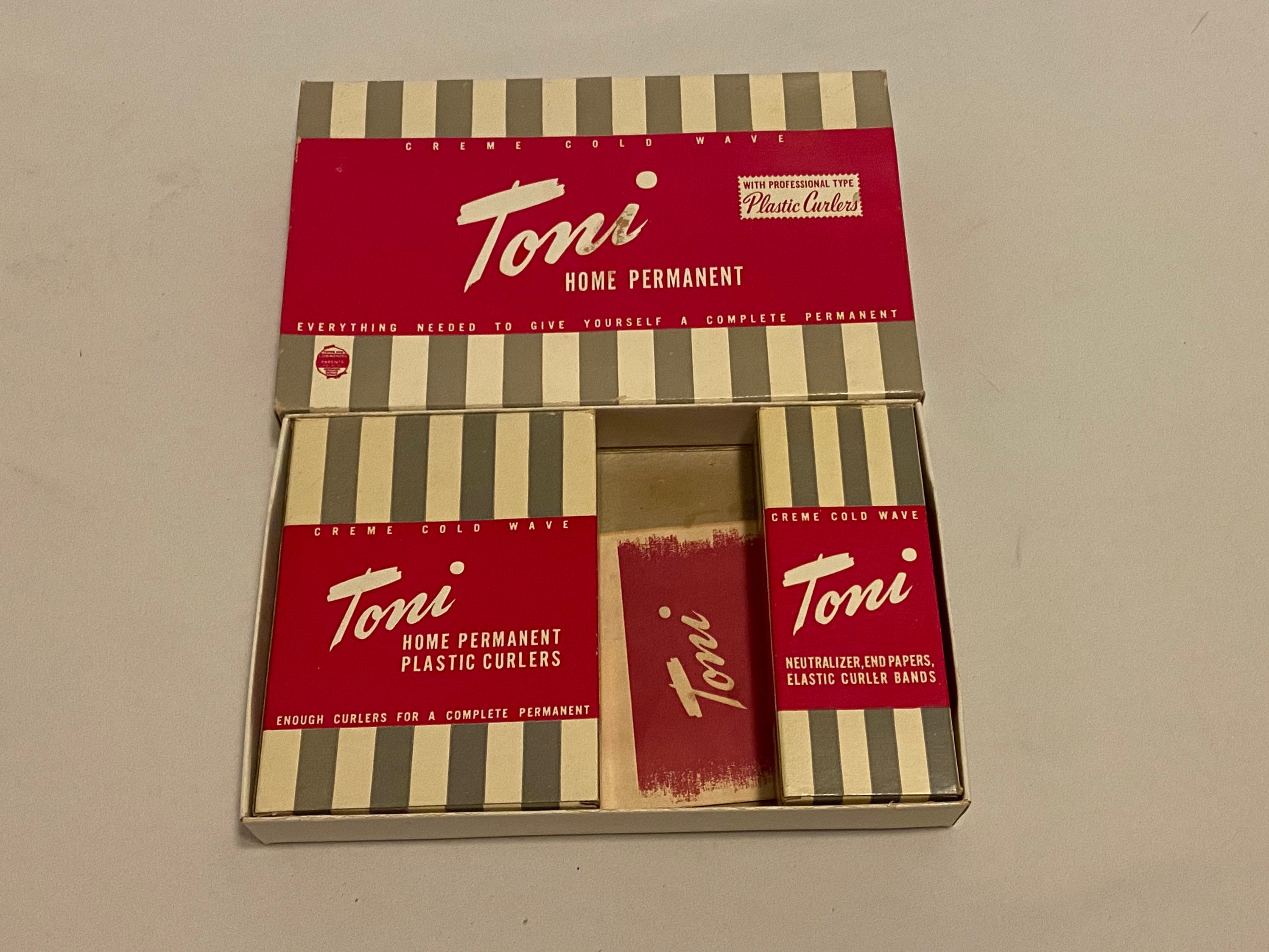 Toni Home Permanent Kit. Includes Curlers Papers & Rubber - Etsy