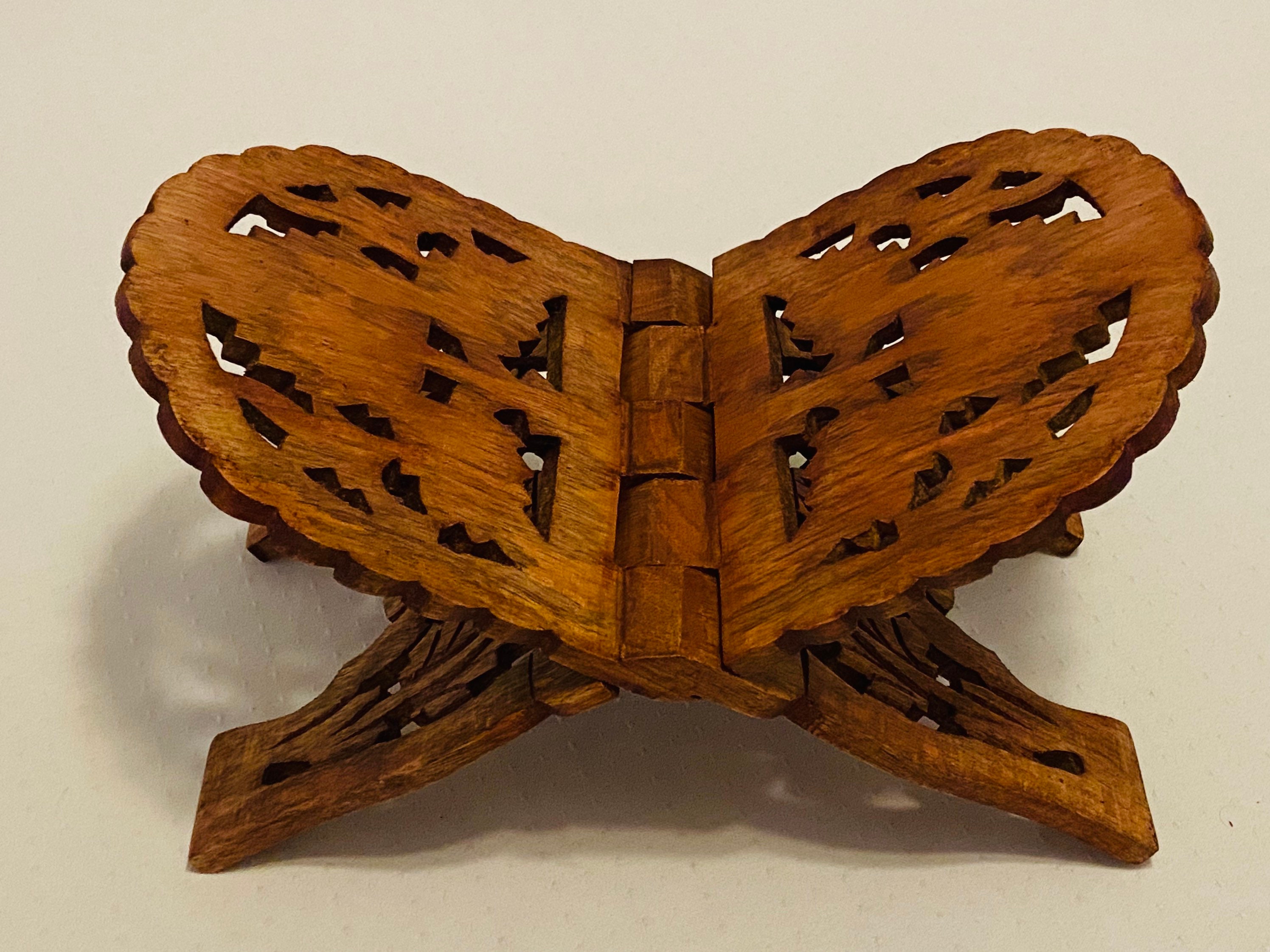 Wood Carved Book Stand. Perfect for Your Book Collection. - Etsy