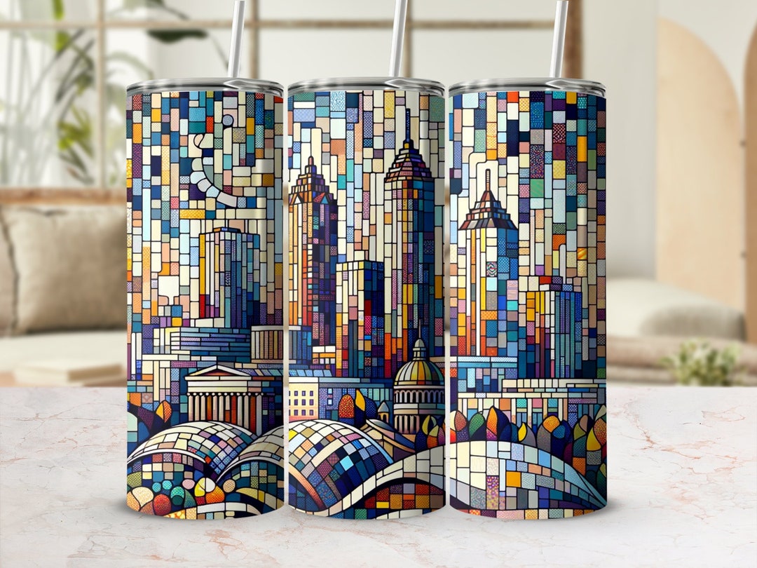Atlanta Inspired Tumbler Wrap, Atlanta PNG, 20oz Tumbler Sublimation ...