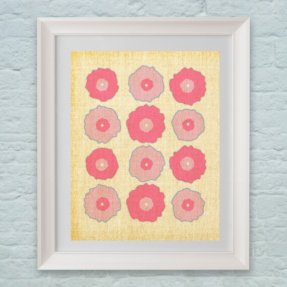 Digital Art Print Flowers | Etsy