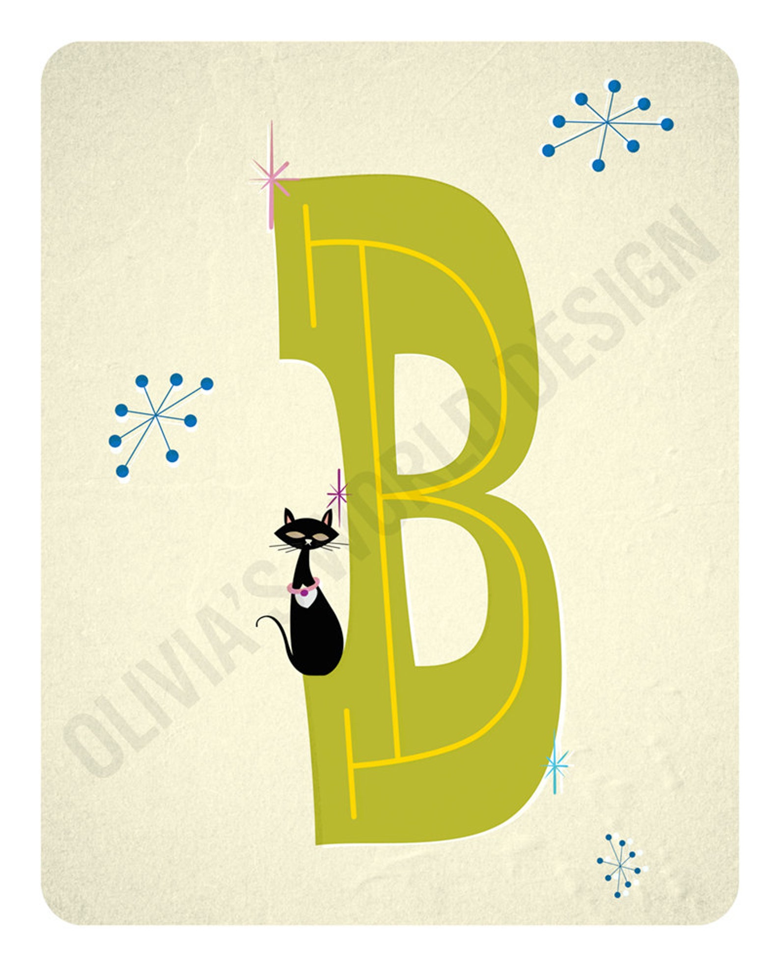 Olivia Learns Her Letters! Letter B Digital Art Print Digital Download ...