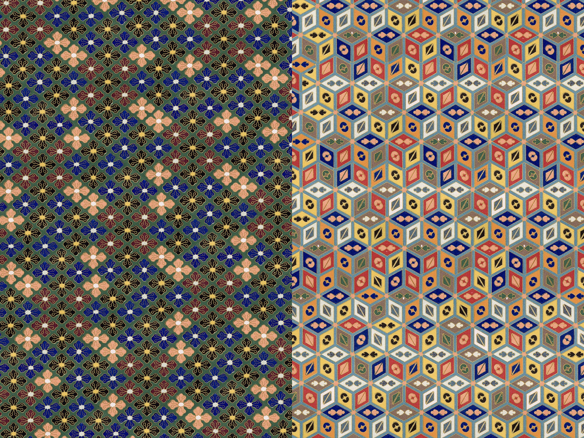 Vintage Digital Paper Patterns, 10 High-resolution 1900s Antique ...