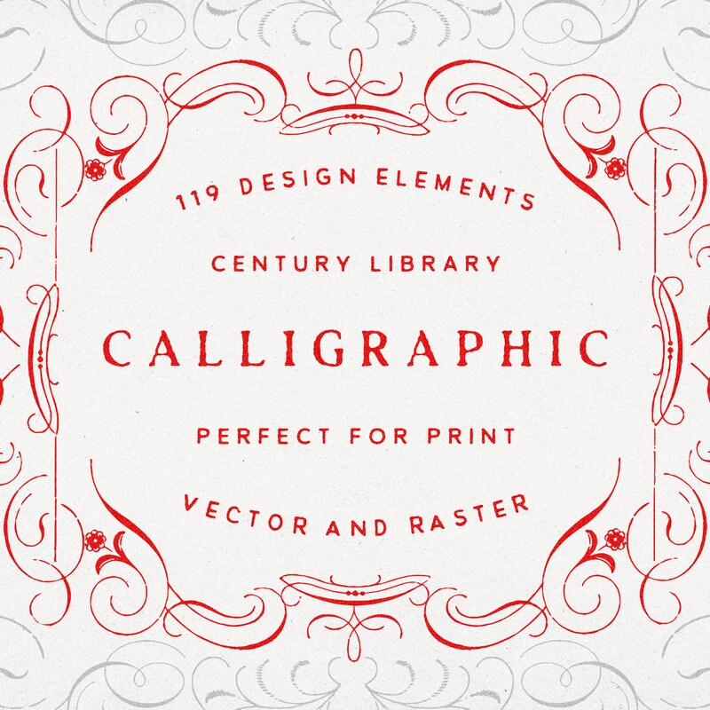 Calligraphy Borders - Etsy