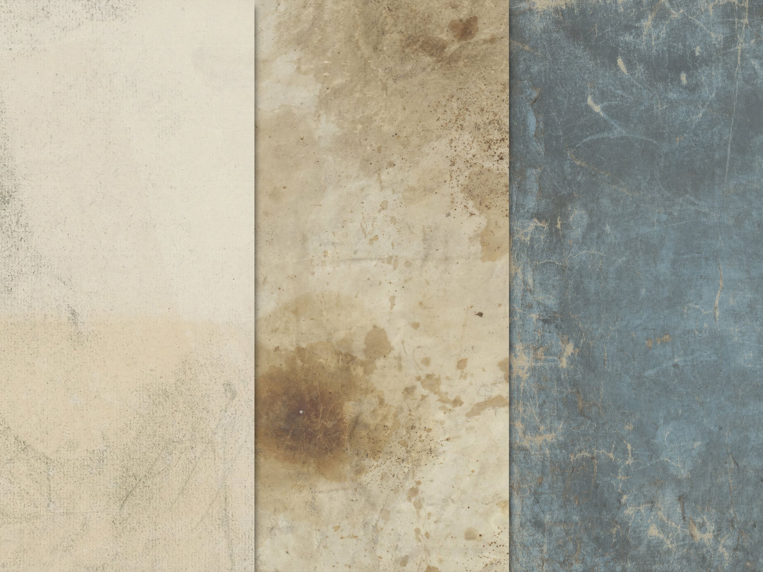 Vintage Grunge Paper Textures, 16 Old Digital Paper and Fabric ...