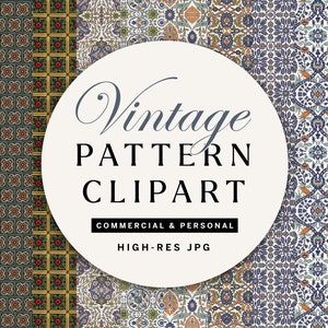 Decorative Digital Papers Pack, Detailed Floral Art Backgrounds, Print ...