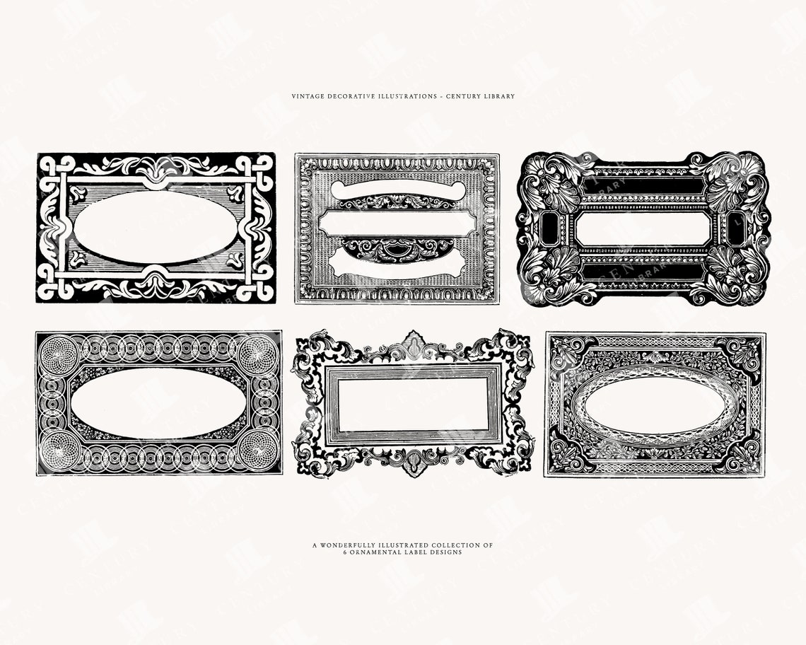 Vintage Label and Logo Template Designs in SVG, PNG, and EPS Image ...