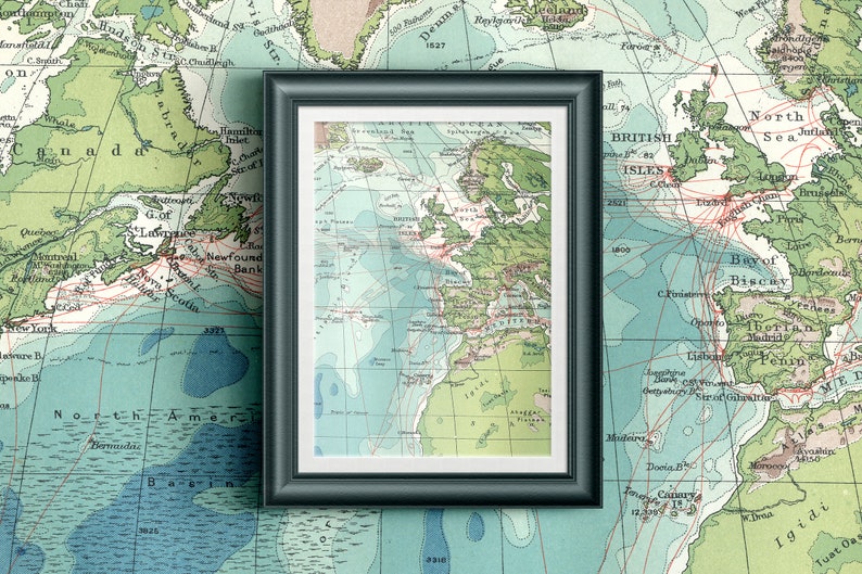 90 Vintage Maps of the World super High Resolution JPG Images Perfect ...