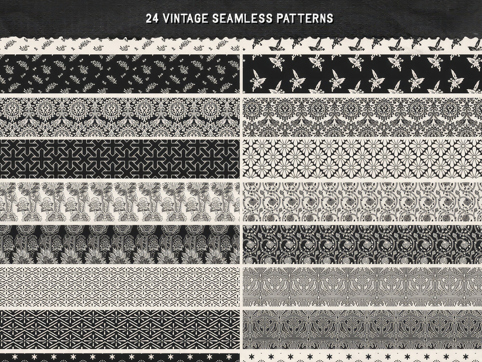 MASSIVE Vintage Graphics Bundle, PNG & SVG Art Pack, Paper Backgrounds ...