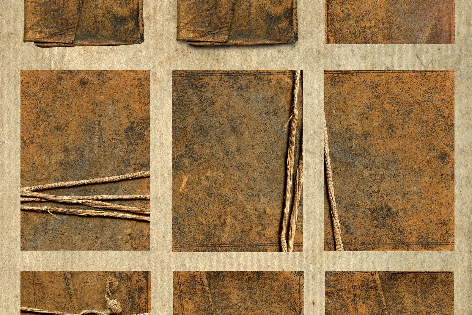 94 Vintage Leather & Paper Textures super High Resolution | Etsy