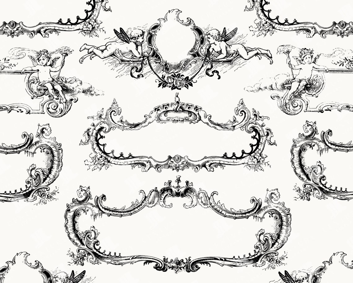 Vintage Victorian Banners and Label Designs in PNG, SVG, and EPS ...