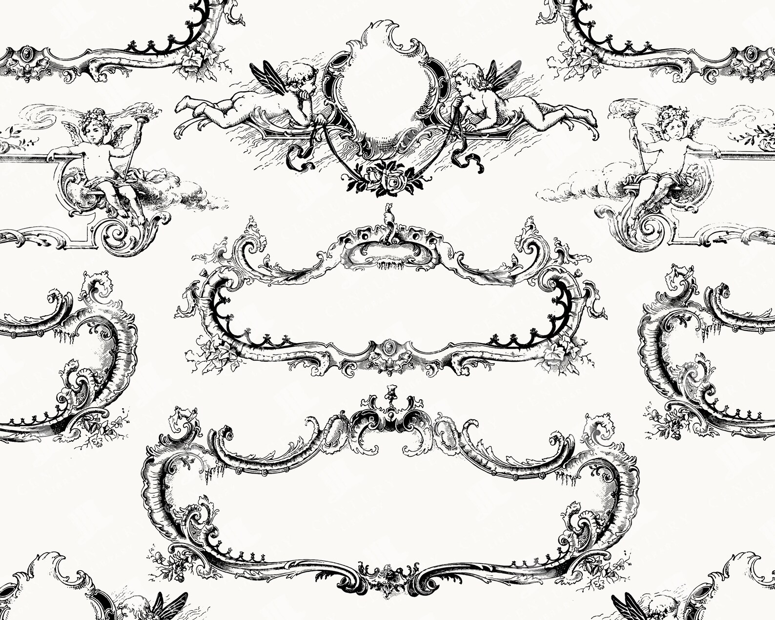 Vintage Victorian Banners and Label Designs in PNG, SVG, and EPS ...