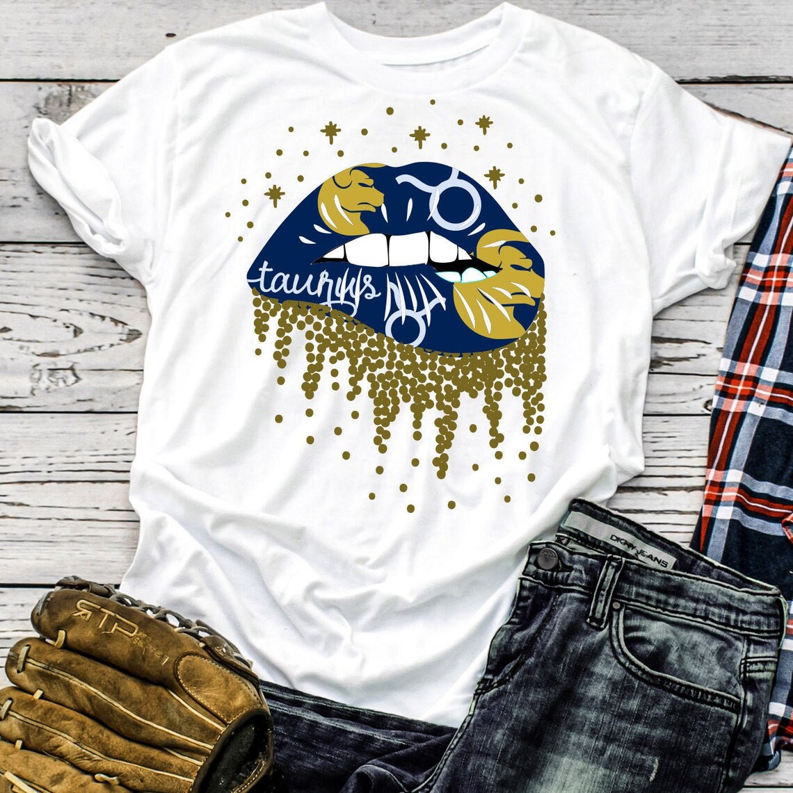 Zodiac Taurus Lips Digital Sublimation HTV Print Transfer | Etsy