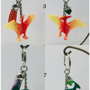 DINOSAUR KEYCHAIN, Key Ring, Key Fob, Animal Cute, Fun Cool, Unique ...