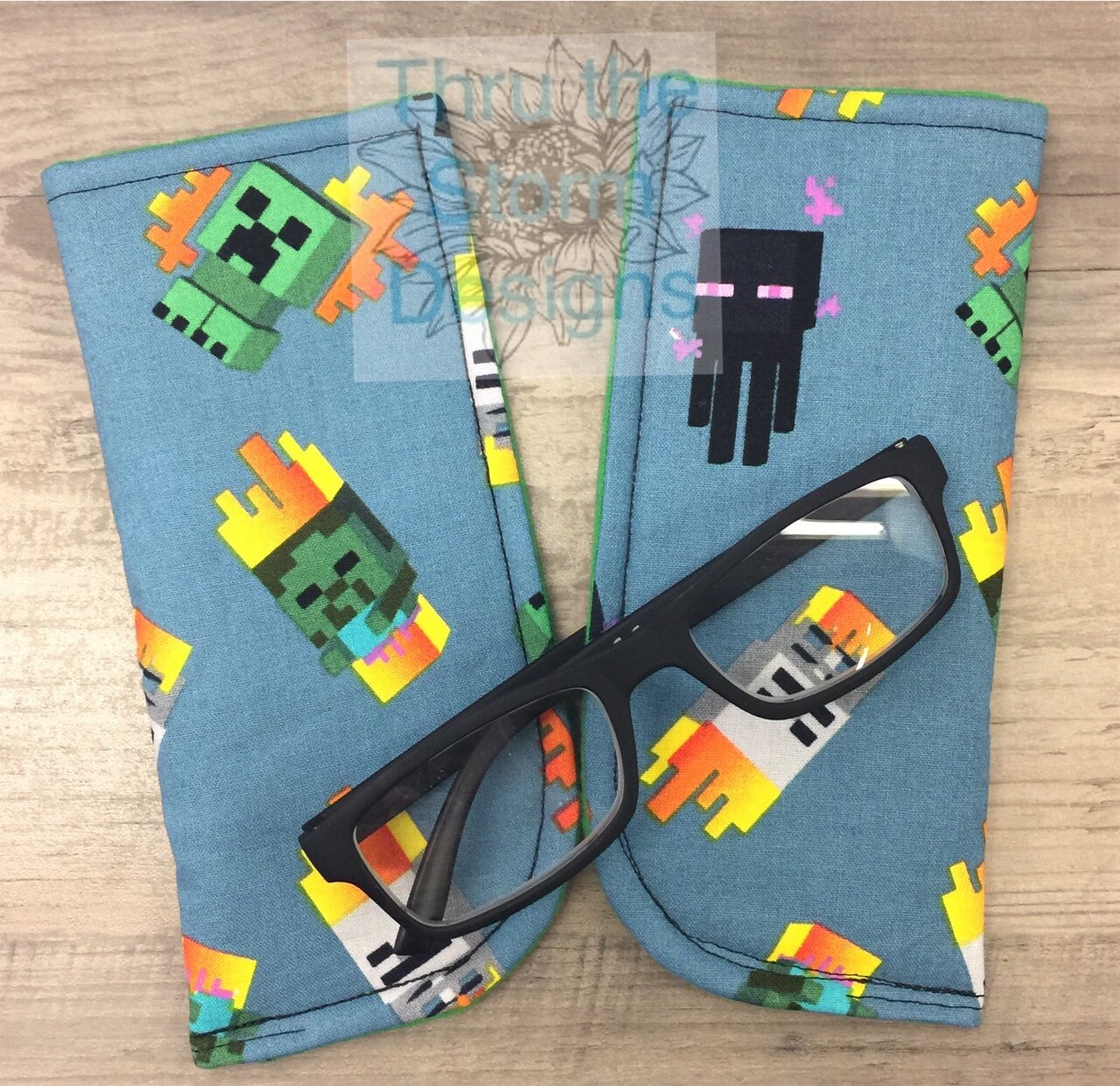 Minecraft Padded Eye Glass Case Sleeve Protector Video - Etsy