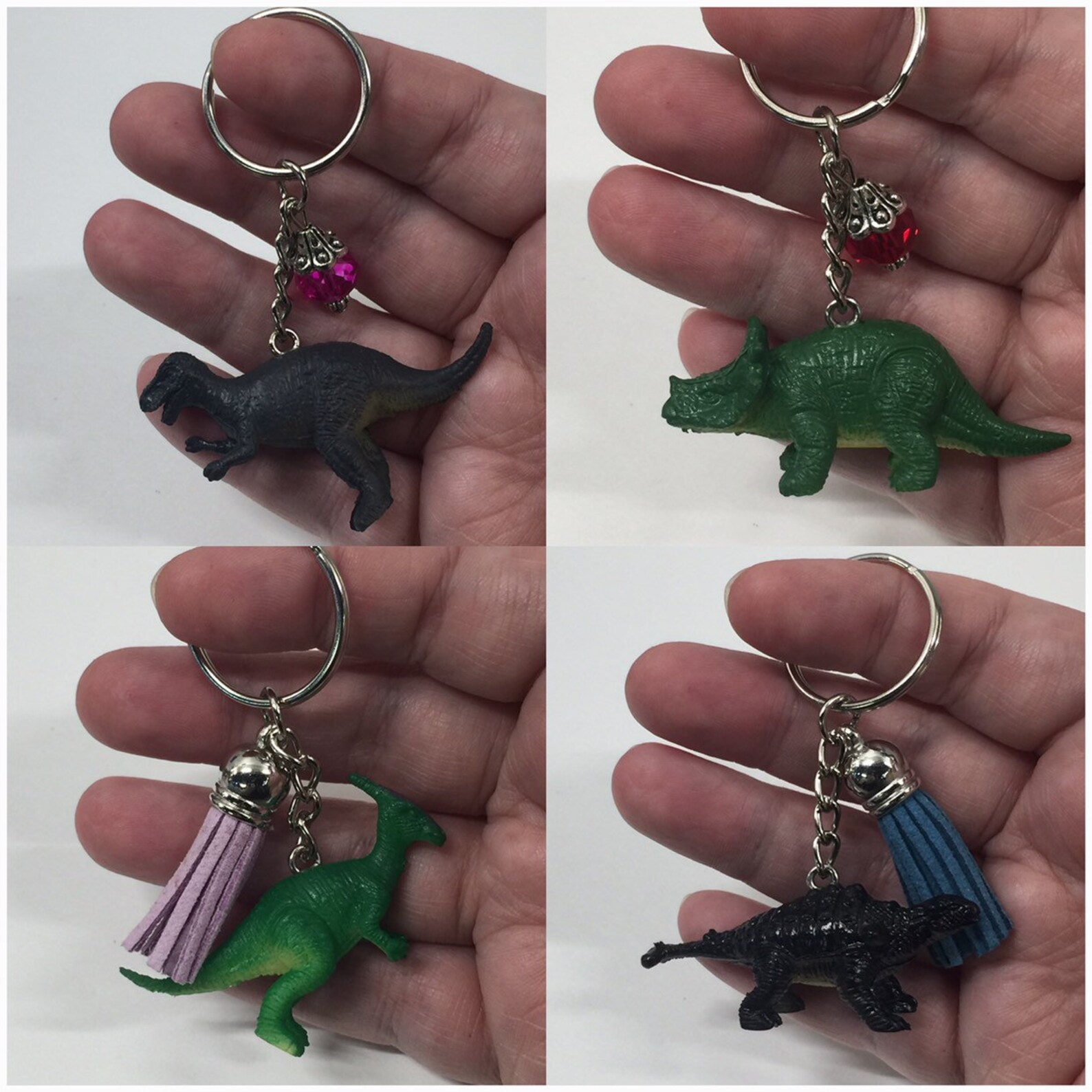 DINOSAUR KEYCHAIN Key Ring Key Fob Animal Cute Fun Cool | Etsy