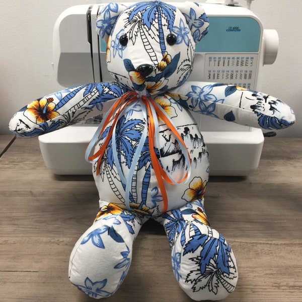 Memory Bears Made With Loved Ones Clothing - Etsy