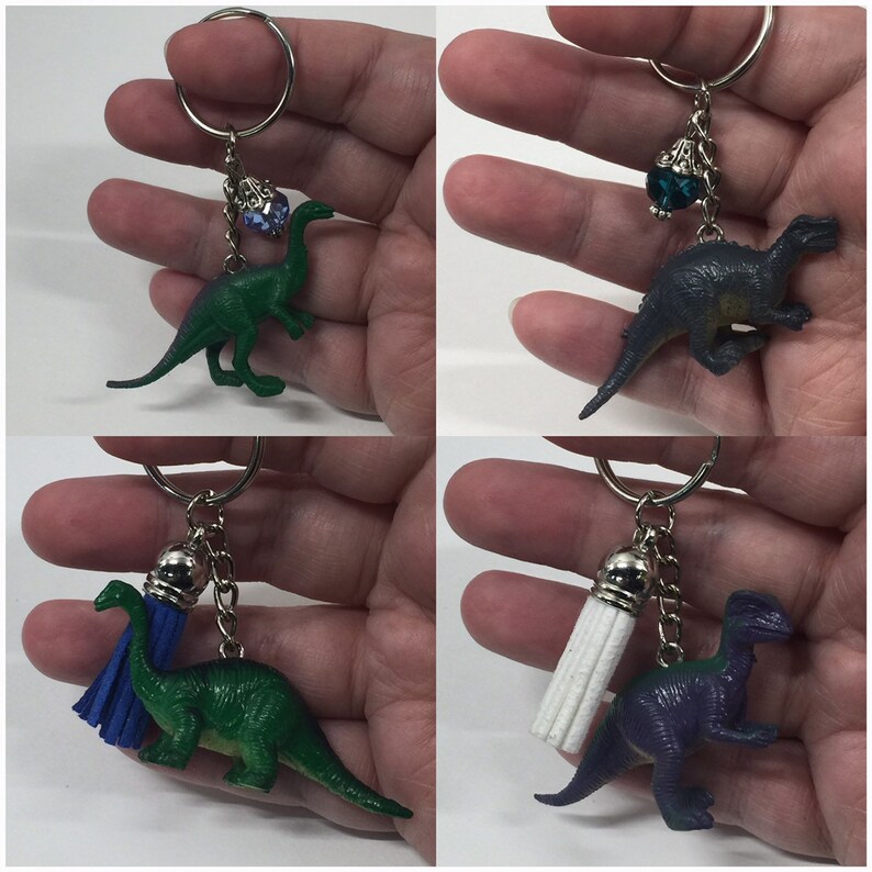 DINOSAUR KEYCHAIN Key Ring Key Fob Animal Cute Fun Cool | Etsy