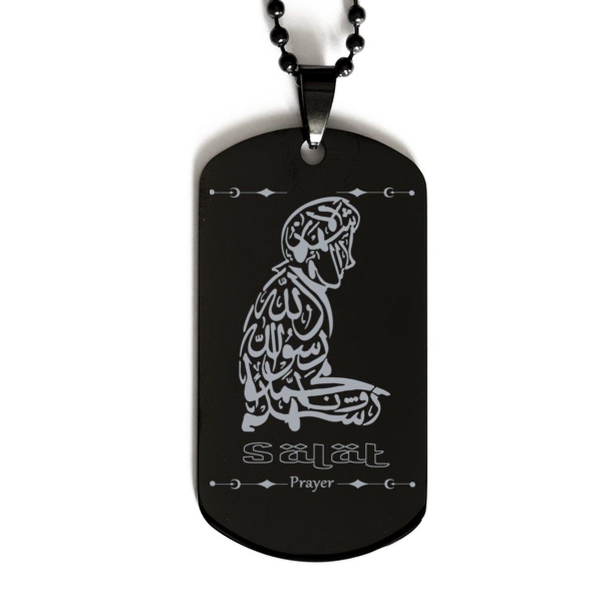Salat Arabic Dog Tagprayer For Allah Dog Tagallah | Etsy