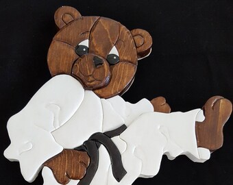 Bear in Karate Ghee - Etsy