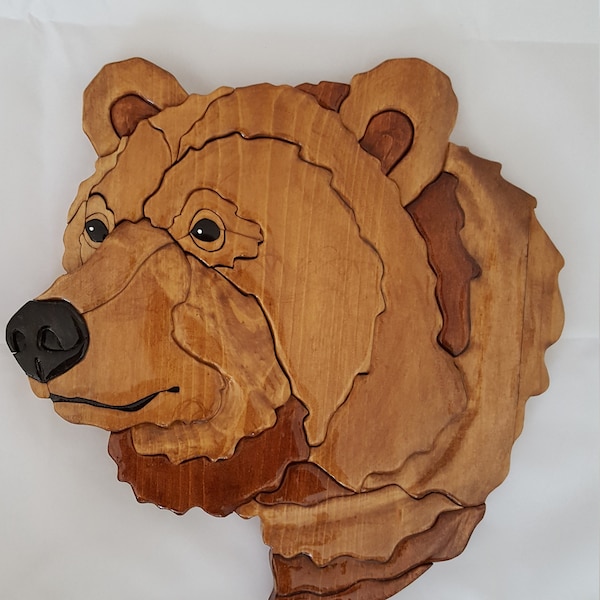 Intarsia Bear - Etsy