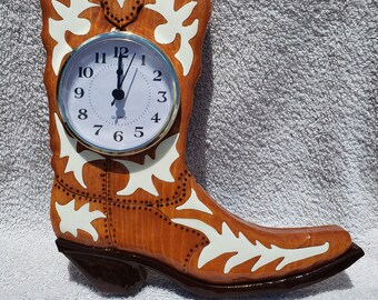 Boot Clock - Etsy