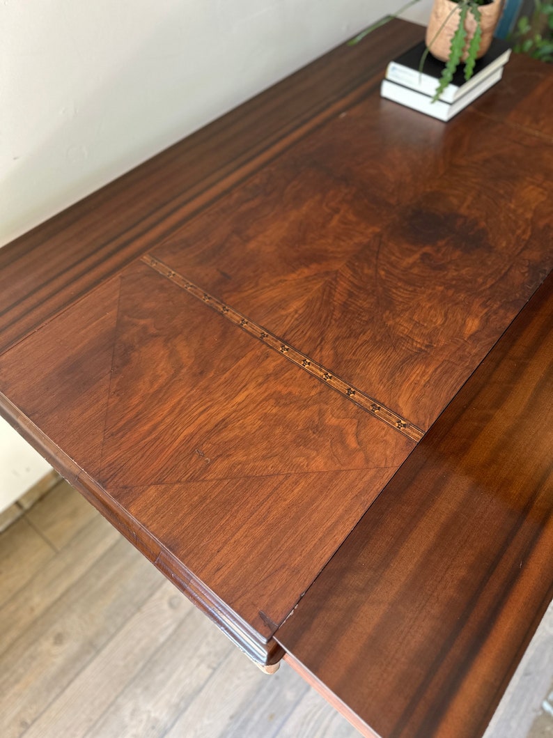 Vintage Library Table - Etsy