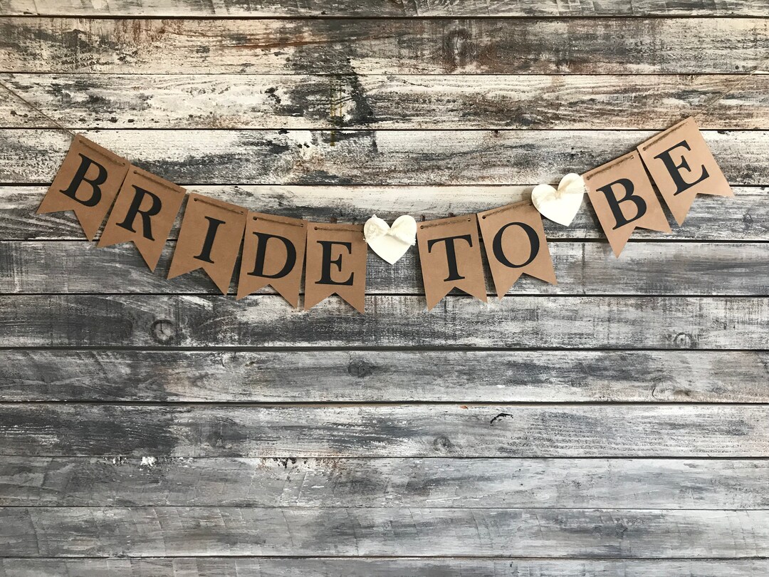 Bride to Be Banner, Bridal Shower Banner. Rid Shower Decor - Etsy