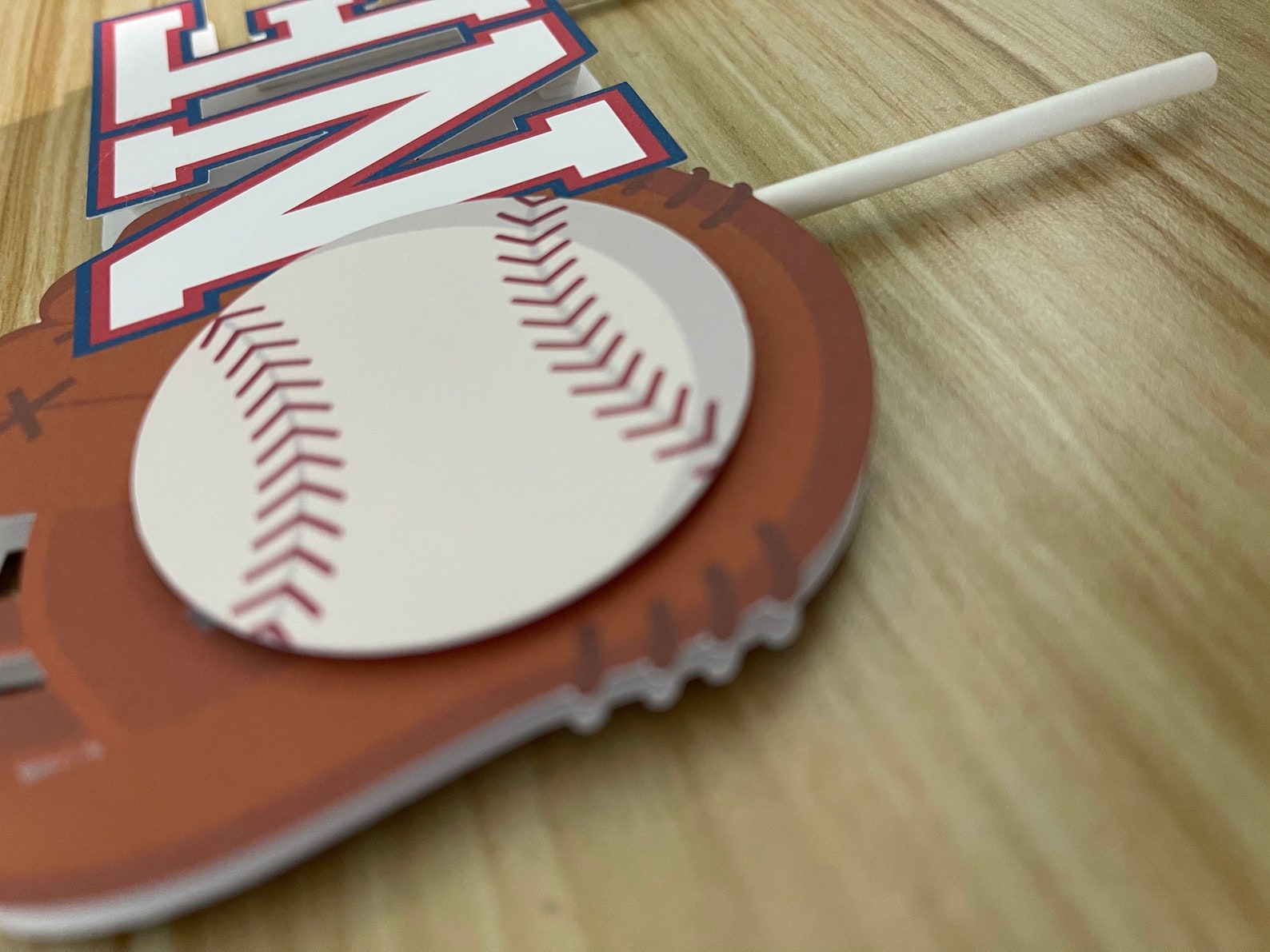 Vintage Baseball "one" Cake Topper: First Birthday Party Decor - Etsy