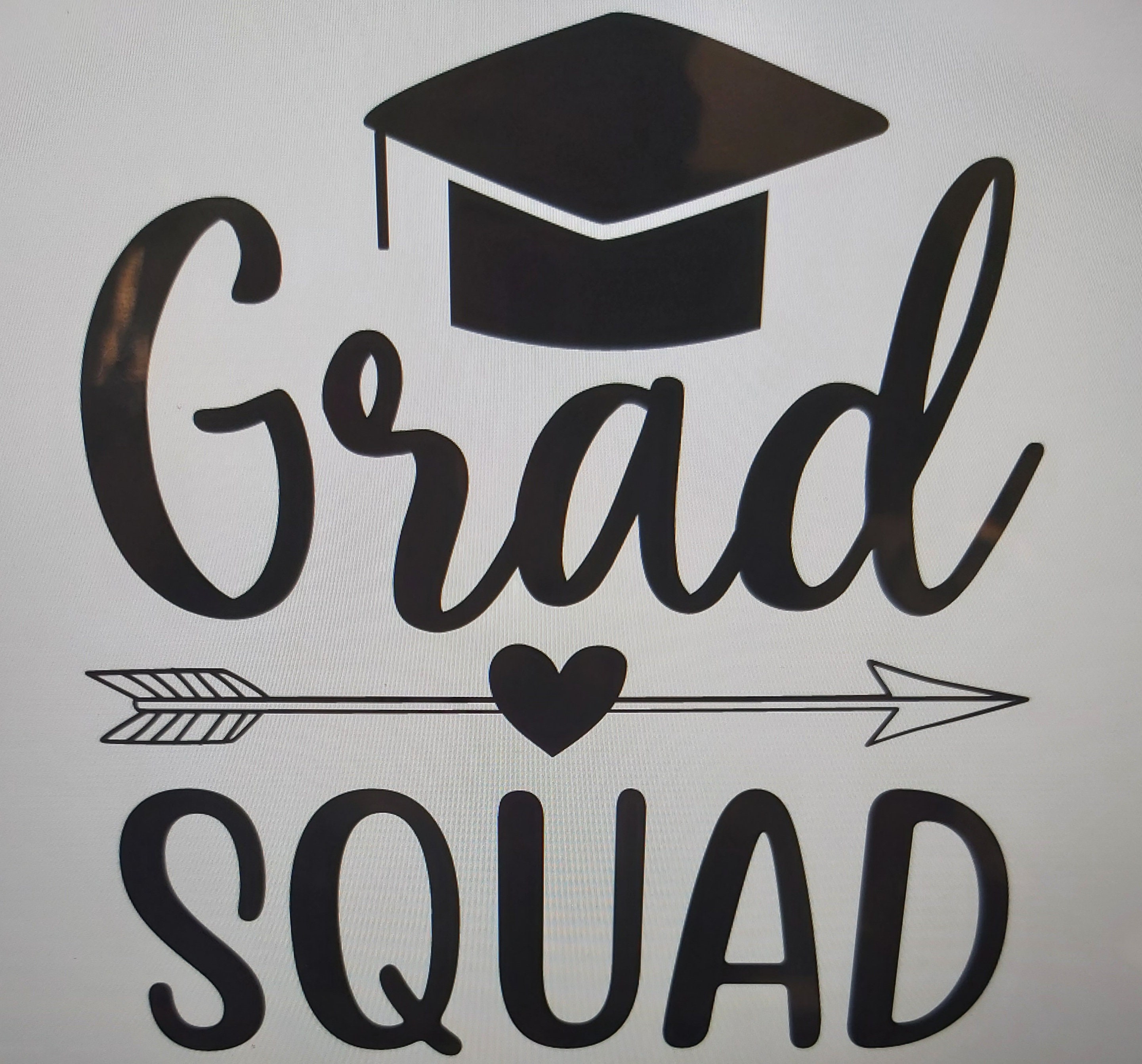 Graduation Decal for Gift box Vinyl for Balloons Vinyl for | Etsy