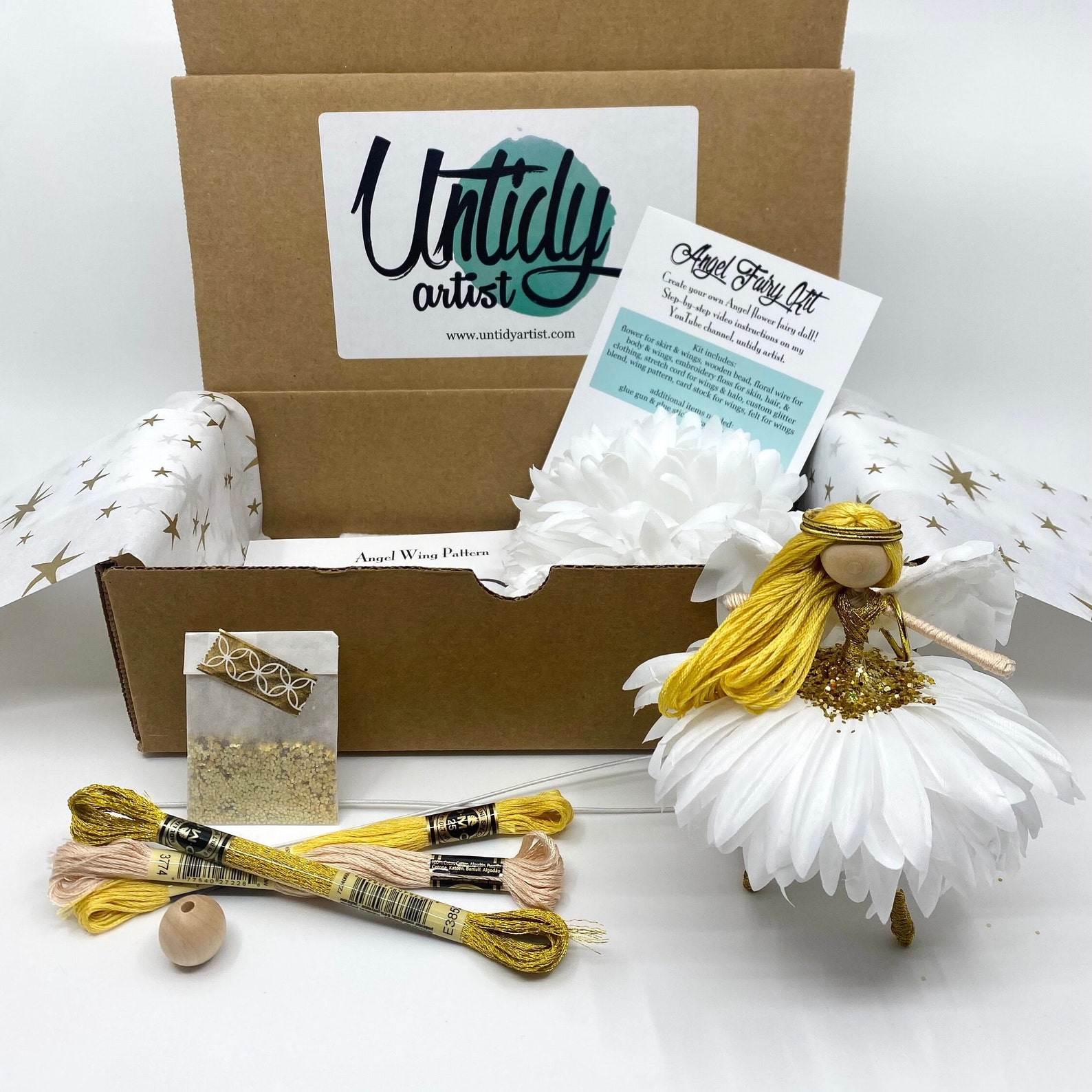 Angel Fairy Kit DIY Angel Flower Fairy Doll Making Kit - Etsy