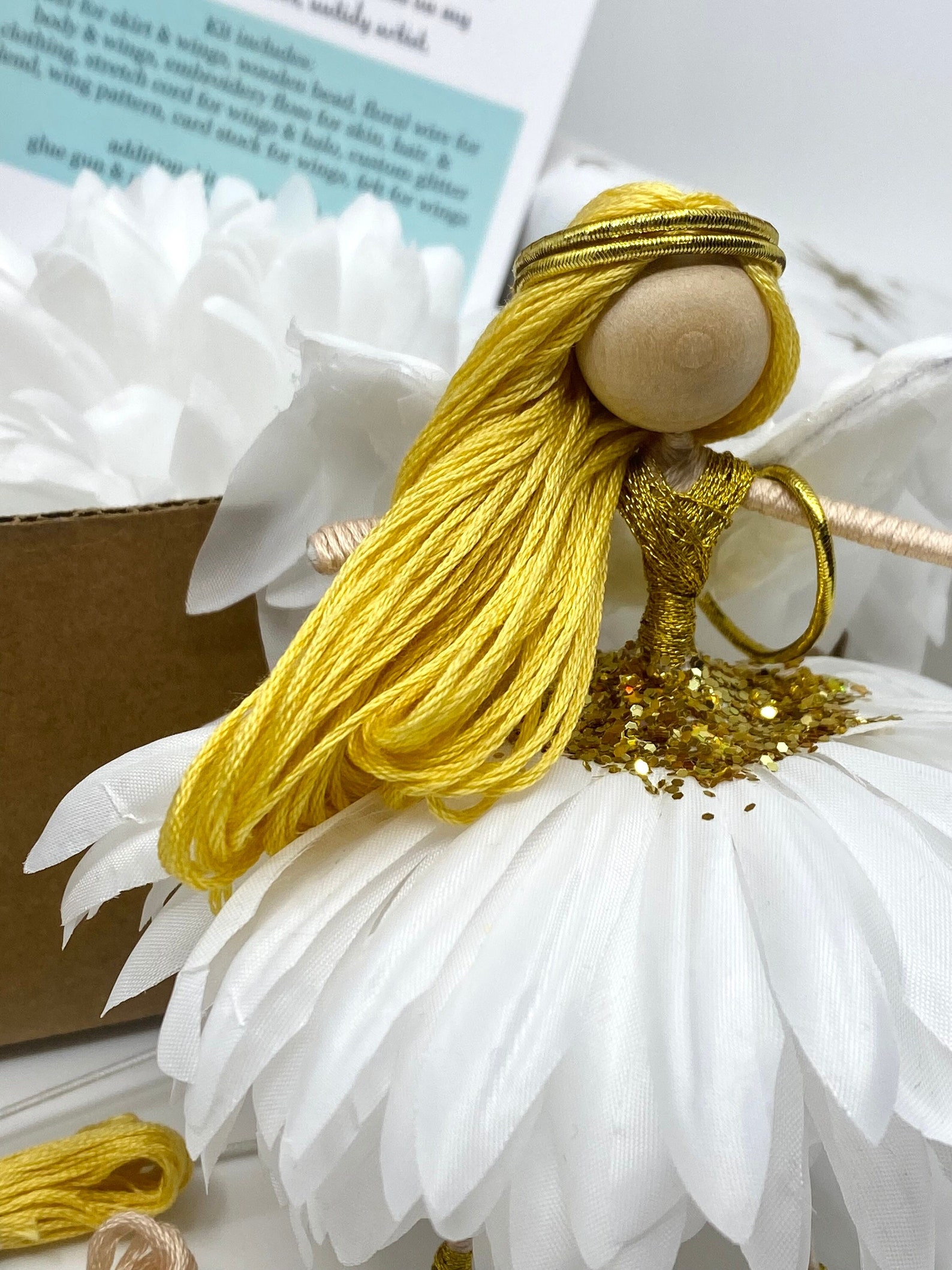 Angel Fairy Kit DIY Angel Flower Fairy Doll Making Kit - Etsy