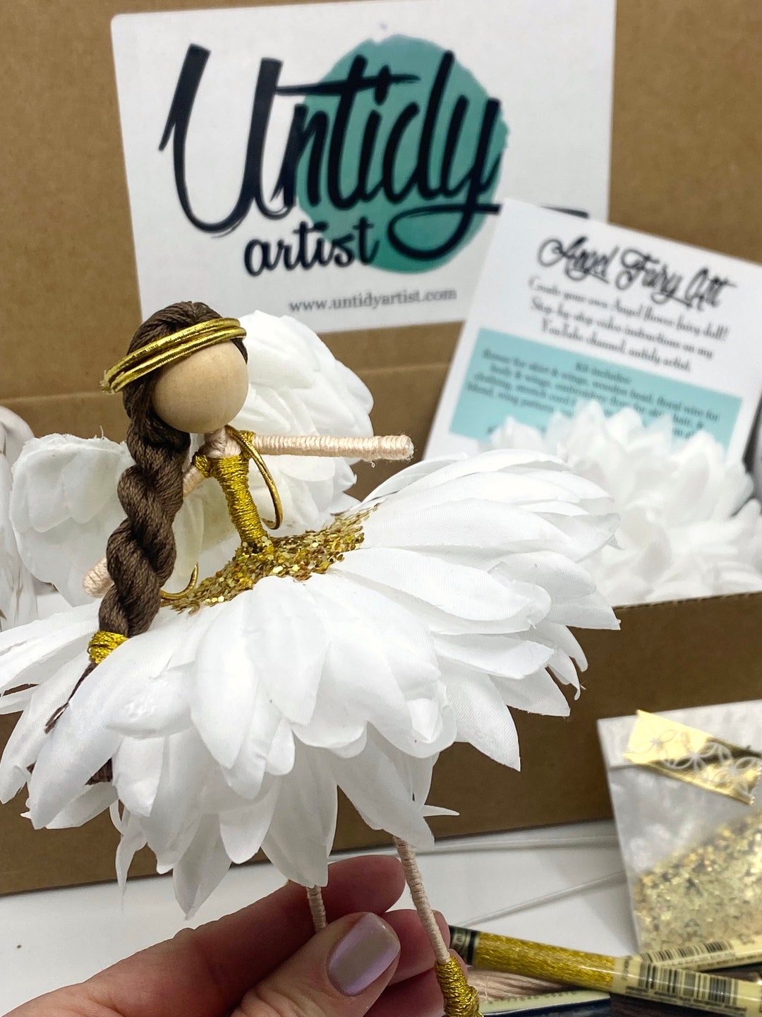 Angel Fairy Kit DIY Angel Flower Fairy Doll Making Kit - Etsy