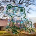 Frog Suncatcher, Cute Frog Window Decal, Window Cling Rainbow Maker ...