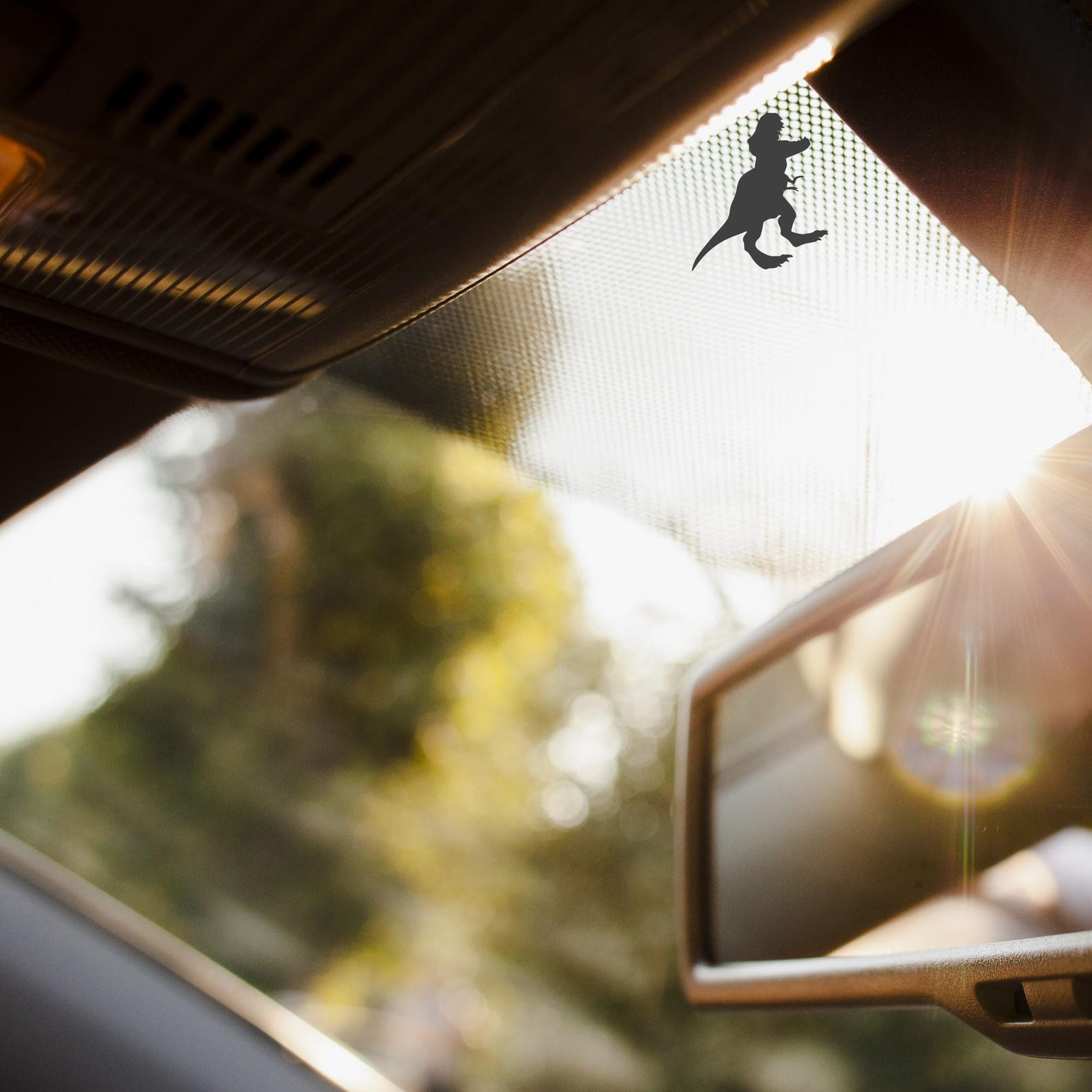 Dinosaur T-rex Easter Egg Decal, Small Sticker for Car Windshield or ...