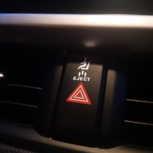 EJECT Blank Button Sticker, Blank Button Decal, Removable Sticker for ...