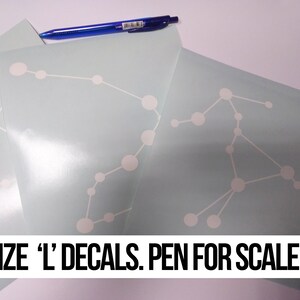 Zodiac Constellation Wall Stickers, Star Decals, Astronomy Wall Art ...