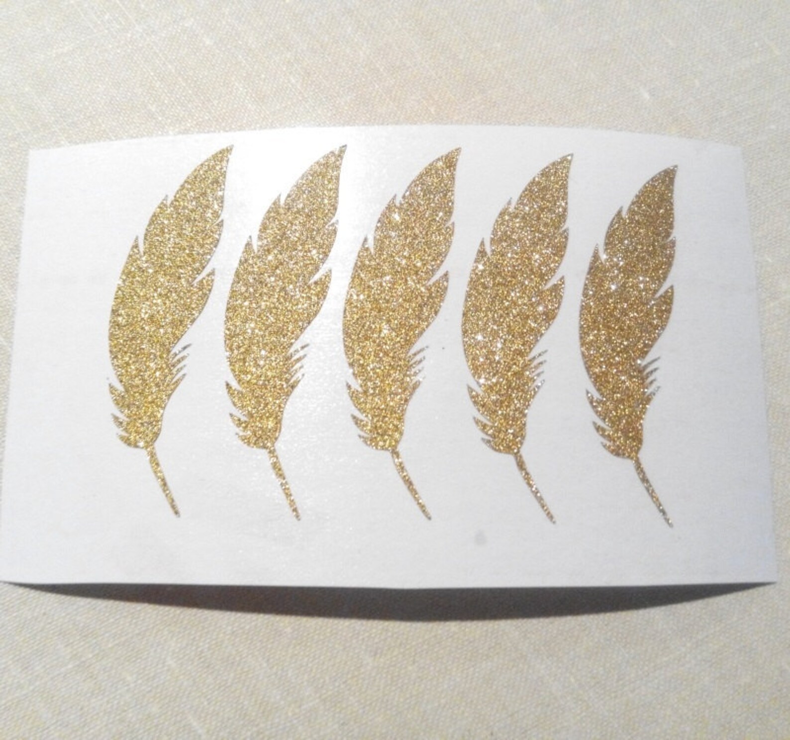20 Glitter Feather Stickers Baby Shower Decor Birthday - Etsy