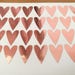 20 Rose Gold Foil Heart Stickers Gold Foil Envelope Seals - Etsy