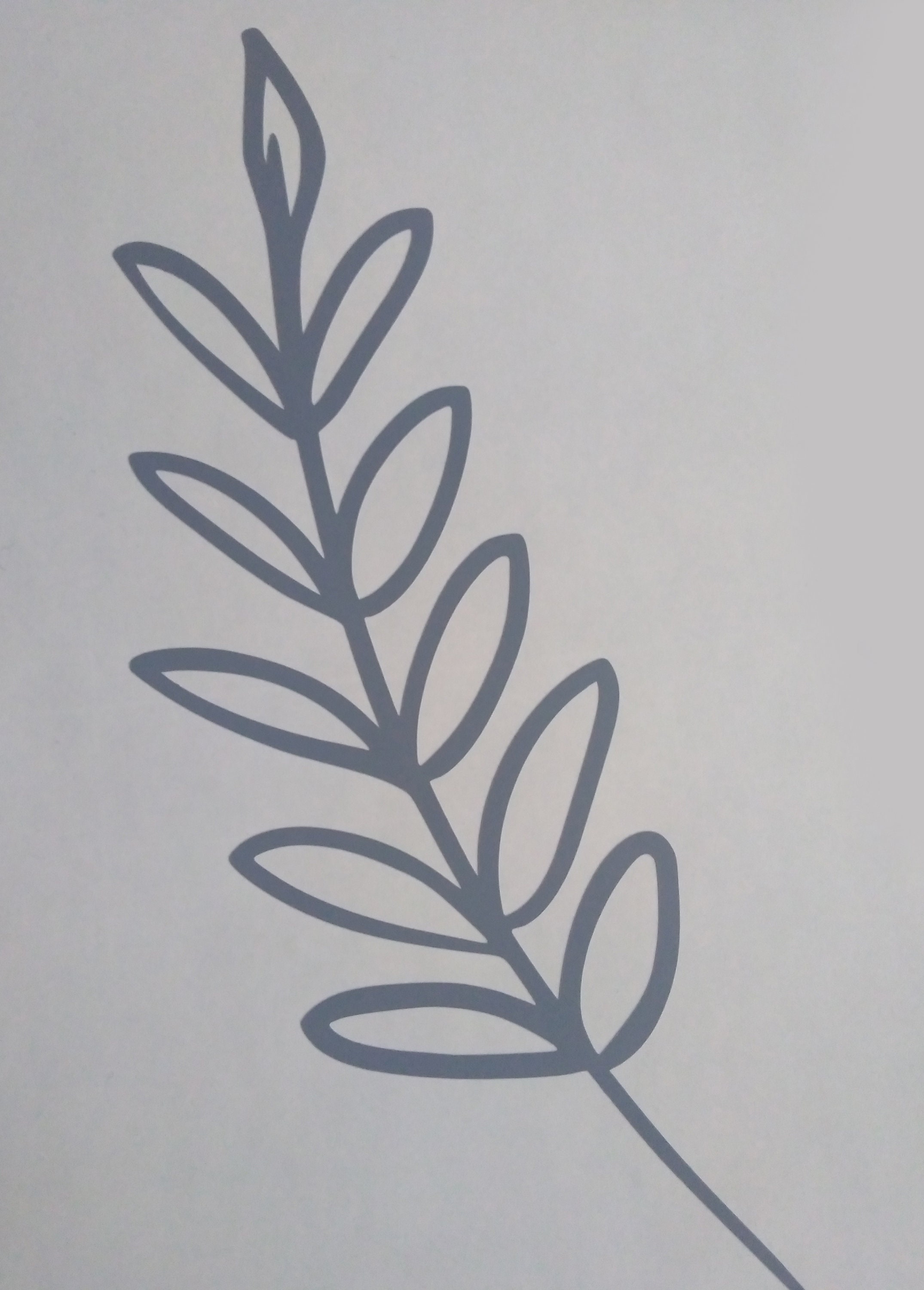 Set of 12 Leaves Wall Decals, Tree Leaves Stickers, Wall Decal Set ...