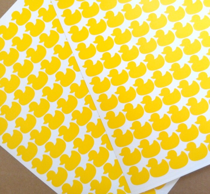 30 Rubber Duck Stickers, Vinyl Stickers, Duck Nursery Decal, Vinyl Wall ...