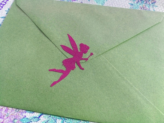 18 Glitter Fairy Stickers Fairy Envelope Seals Magic Theme | Etsy