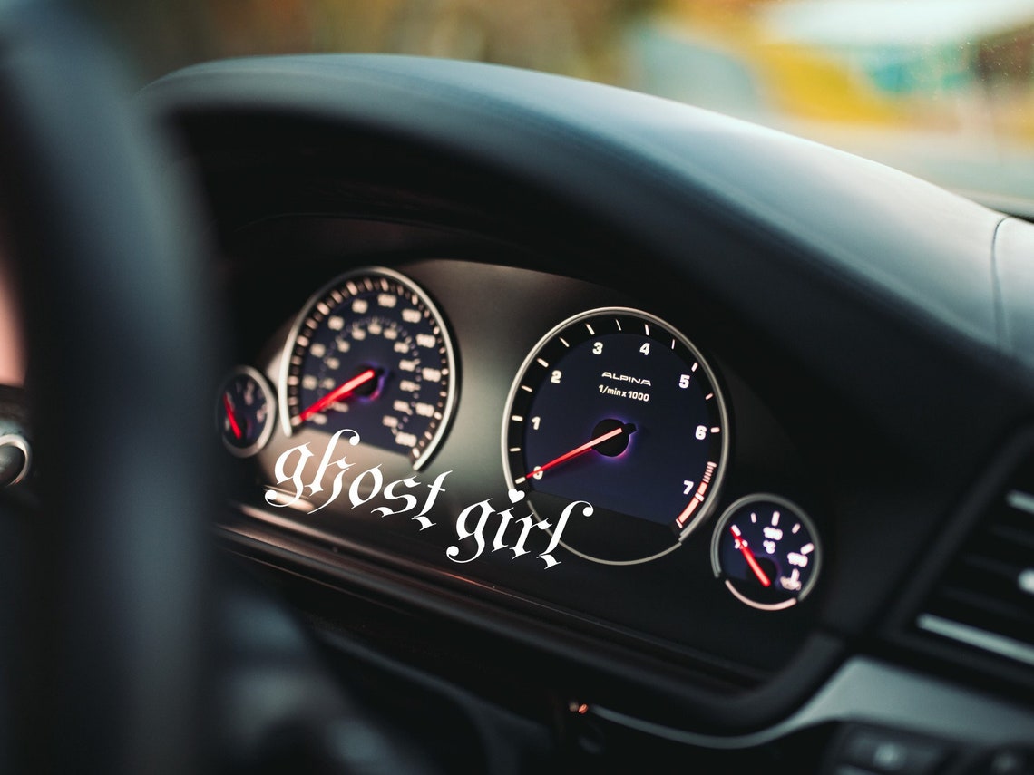 Ghost Girl Car Windshield Decal, Kanji Bumper Sticker, Cool Jdm Decals ...
