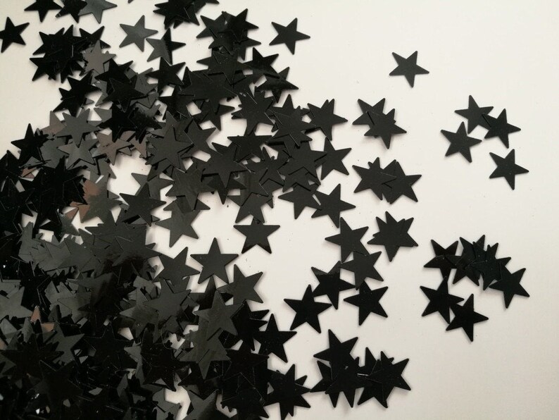 Birthday Decorations, Black Star Confetti, Twinkle Twinkle Birthday ...
