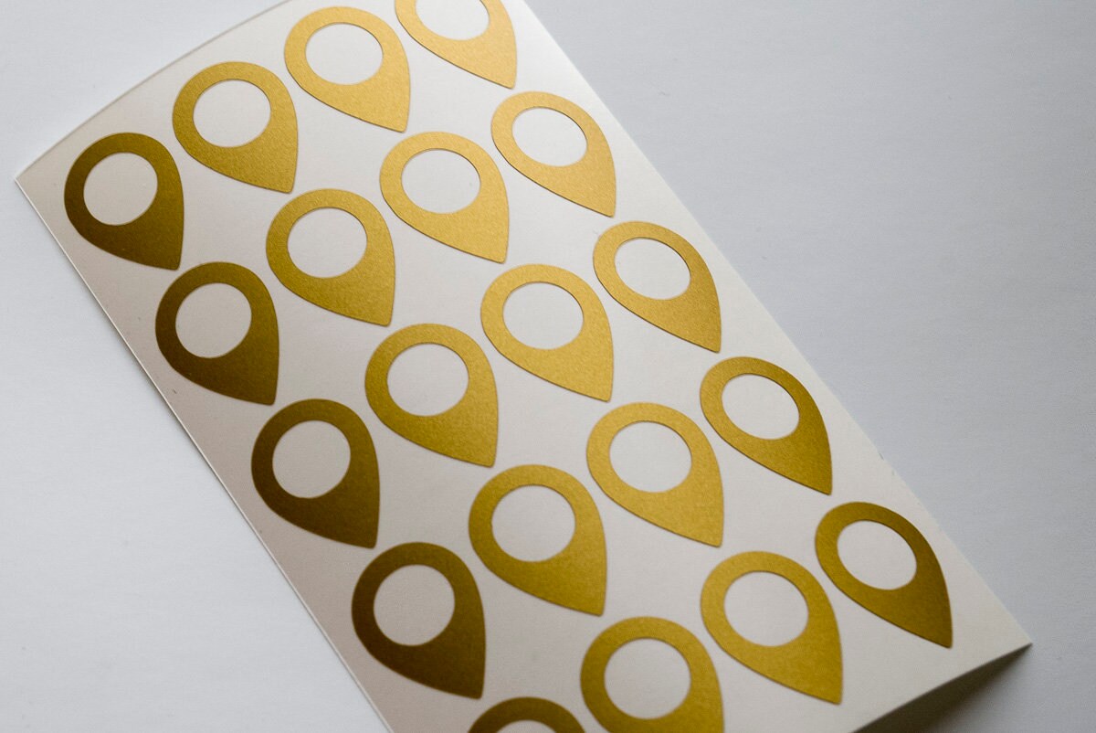 20 Map Marker Stickers, Traveling Markers, Map Route Stickers, Hiking ...