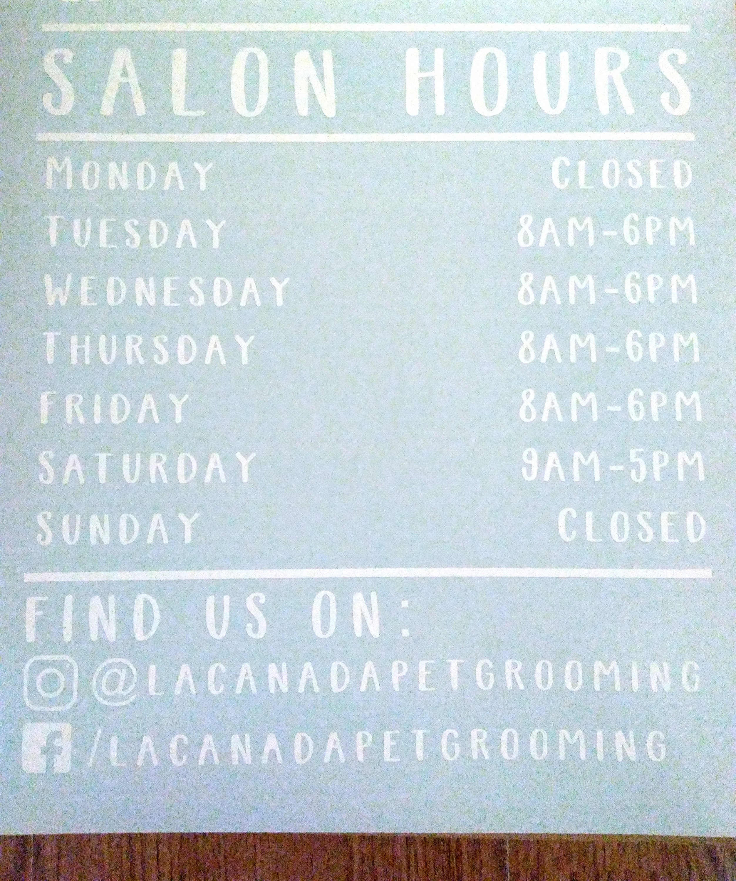 Salon Business Hours Sticker, Front Door Sign, Salon Window Decal ...