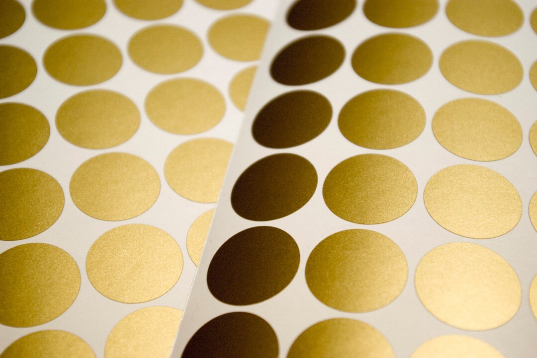 70 Metallic Wall Dots, High Quality Vinyl Polka Dot Stickers for Diy ...