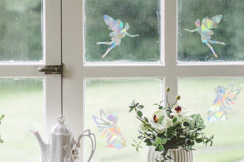Fairy Suncatcher Fairies Window Decal Rainbow Maker - Etsy