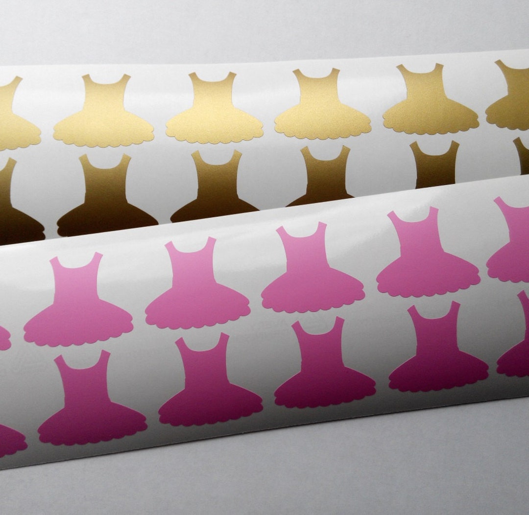 30pcs Tutu Dress Stickers, Tutu Vinyl Sticker, Baby Shower Stickers ...